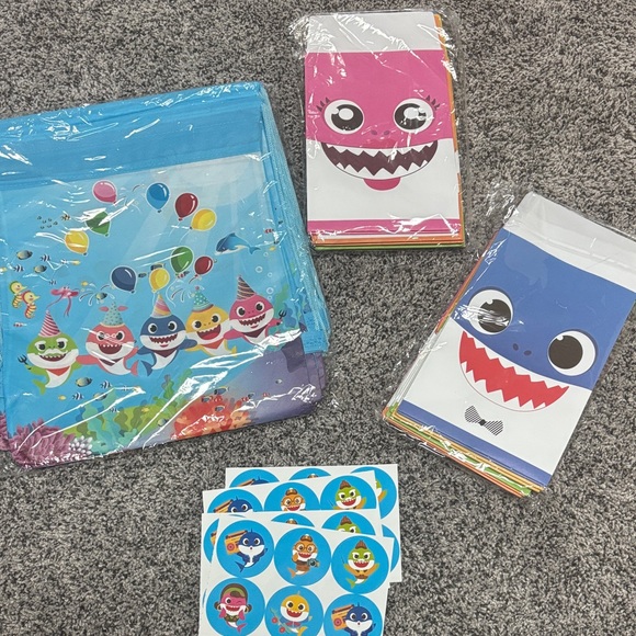 Party Supplies | Baby Shark Party Favor Bags | Poshmark